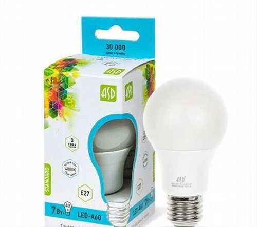 Лампа ASD LED-A60-Standard - E27