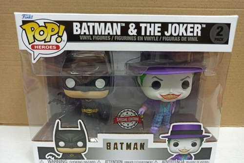 Фигурка Funko POP Heroes DC Batman (1989) Joker &