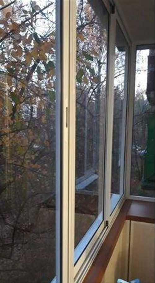 Балконные окна c обшивкой и утеплением
