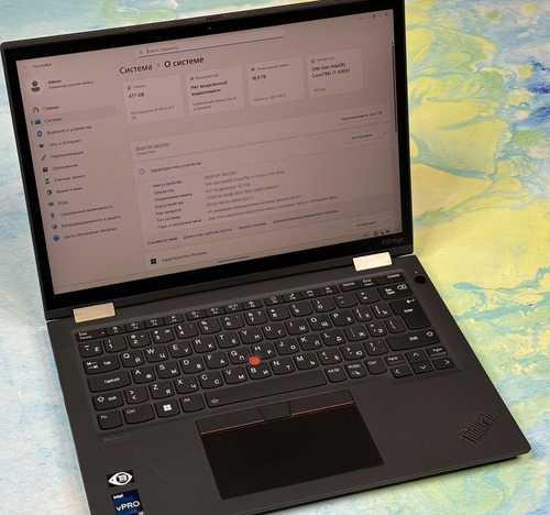 Крутой Lenovo ThinkPad X13 Yoga i7-1265u 512Gb