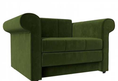 Кресло-кровать Берли, микровельвет зеленый