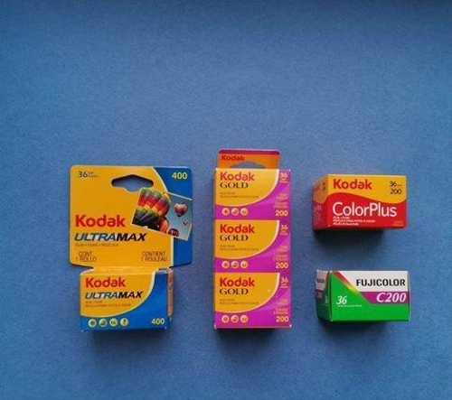 Фотоплёнка Kodak и Fujifilm