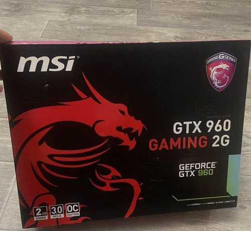 Видеокарта MSI GeForce GTX 960 Gaming 2g
