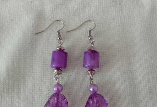 Swarovski серьги длинные