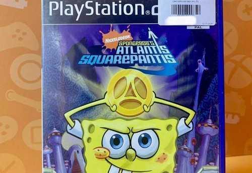 PS2 SpongeBob Atlantis SquarePantis (английская ве