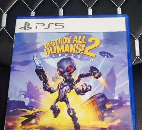 Destroy all humans 2 PS5 диск