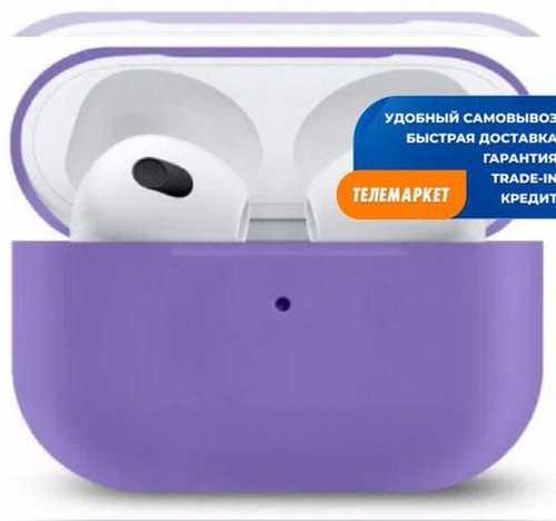 Силиконовый чехол для Apple AirPods 4 Purple