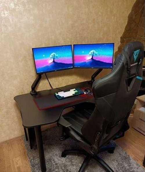 Компьютерный стол игровой черный