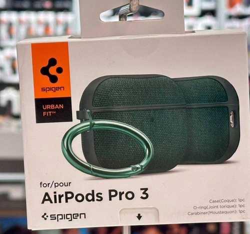 Spigen Urban Fit для AirPods Pro 3 (Midnight Green