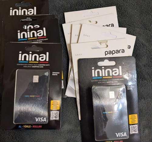 Карты ininal и papara