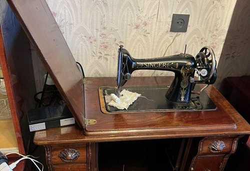 Антикварная швейная машинка Singer 1911 года