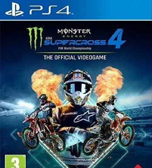 Monster Energy Supercross 4 (PS4) б/у