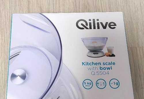 Весы кухонные с чашей Qilive q5504 новые
