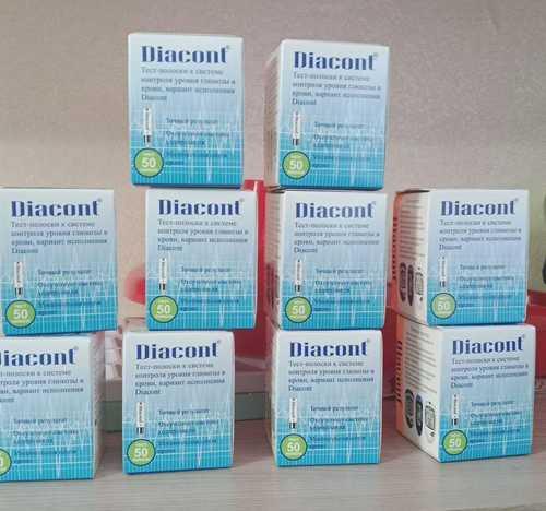 Тест полоски диаконт diacont
