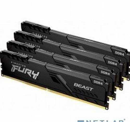 Kingston dram 32GB 3200MHz DDR4 CL16 dimm (Kit 4x8Gb) fury Beast Black KF432C16BBK4/32
