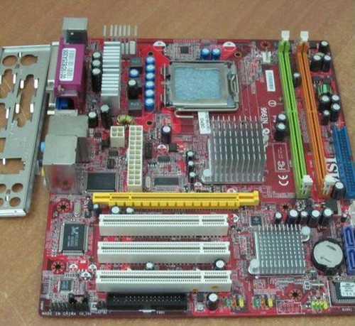 Материнская плата MSI 945GZM3+CPU E3200 2.4Ghz