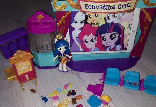 Игровой набор кинотеатр pony hasbro оригинал/пазл