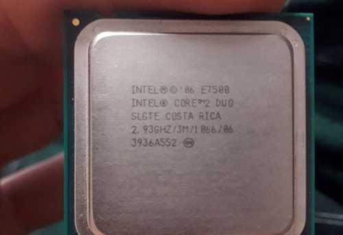 Процессор Intel Core 2 Duo E7500