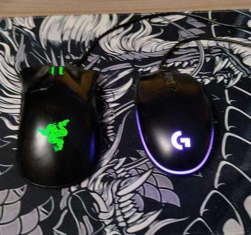 Игровая мышь logitech g102 и razer