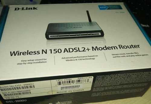 Роутер модем wireless n150 adsl2 + modem router