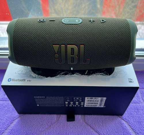 JBL Charge 5 Green, новая с чеком, оригинал