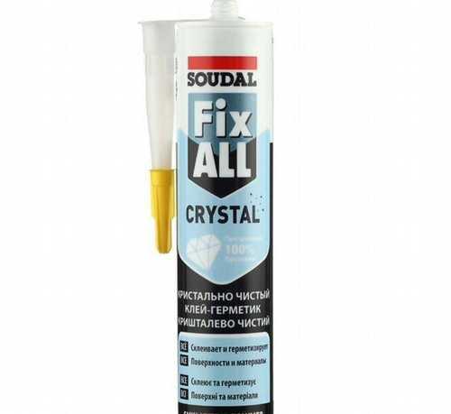 Клей-герметик "Soudal FIX ALL crystal" бесцветный