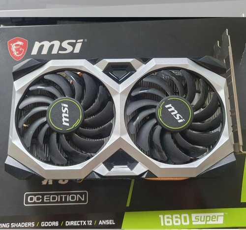 Видеокарты Msi Geforce GTX 1660 super