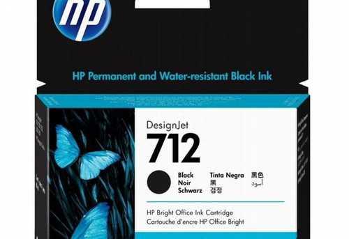 Картридж HP 712 Струйный Черный 80мл, 3ED71A