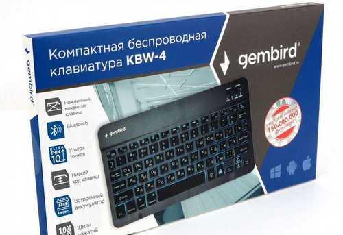 Беспроводная клавиатура Gembird kbw-4, Bluetooth