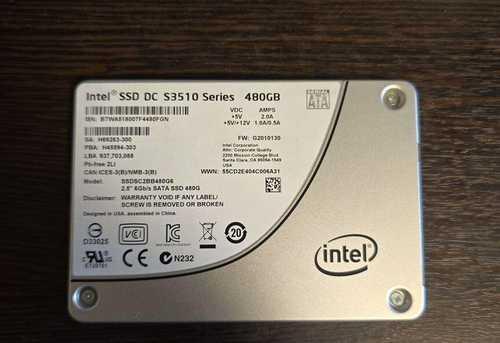 Жесткий диск Intel SSD S3510 480Gb