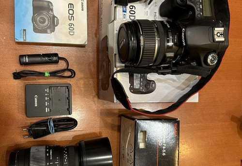 Зеркальный фотоаппарат Canon 60d + SIgma 70-300
