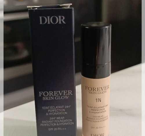 Крем тональный dior forever skin glow 1N, 5 мл