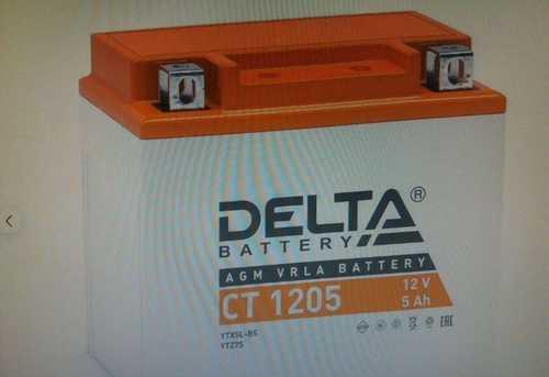 Аккумулятор delta CT1205 12V 5Ah