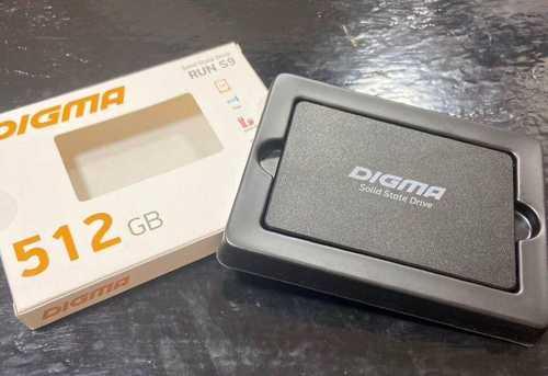 Новая SSD RUN S9 "digma" 512 GB