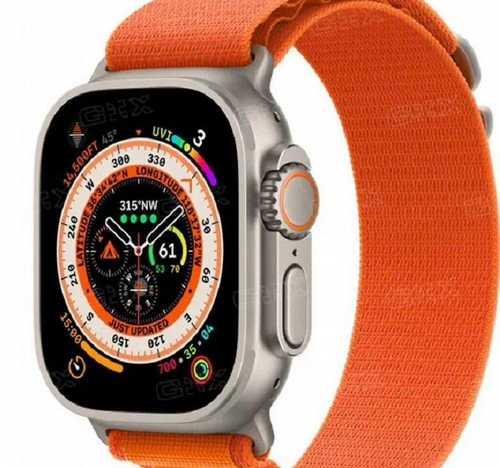 Apple watch Ultra 49mm Alpine Loop Orange S