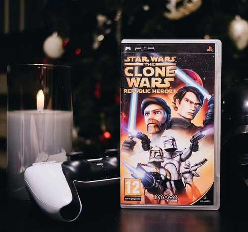 Star Wars: The Clone Wars диск PSP