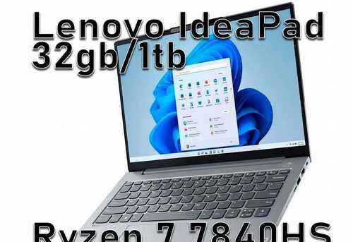 14" Lenovo ThinkBook 14 G5+ APO, 1024 ГБ, Ryzen 7 7840H, RAM 32 ГБ, Radeon 780M