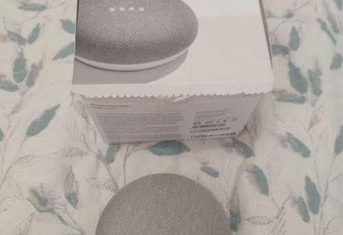 Колонка Google home mini