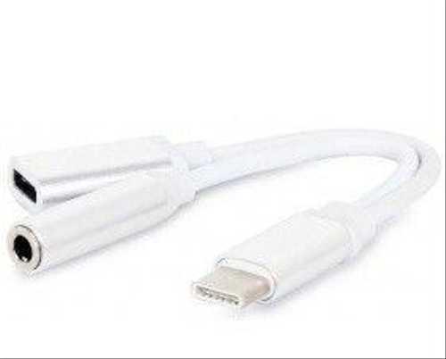 Cablexpert Переходник USB, USB Type-C/Jack3.5 F+ T