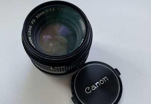Объектив Canon FD 50 1.4 s.s.c