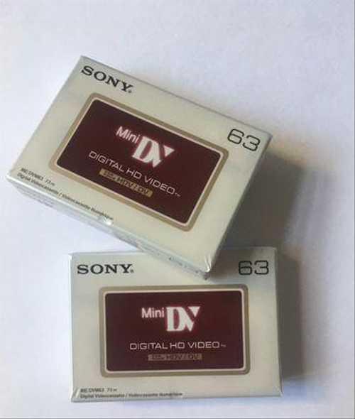 Sony Видеокассета Sony miniDV 63 HDV