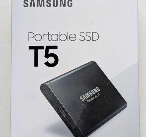 1TB Samsung T5 Portable SSD USB 3.1 Type C Черный