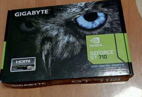 Видеокарта gigabyte GeForce GT 710 2gb