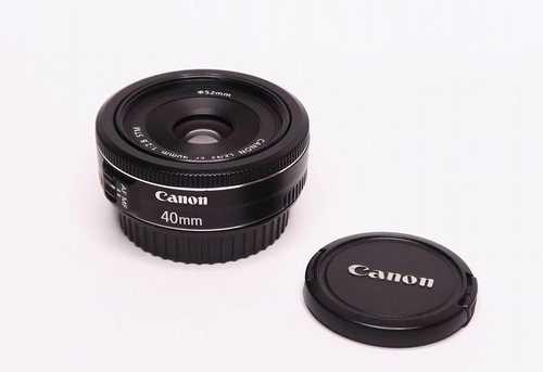 Объектив Canon EF 40mm f 2.8 STM (sn0971) фф