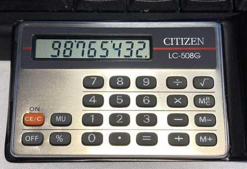 Калькулятор карманный citizen LC-508G