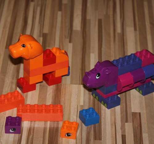 Lego duplo Ти 3514 Лев и носорог 2003 редкий набор