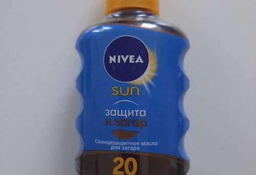 Солнцезащитное масло Nivea sun SPF 20