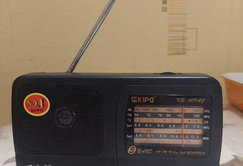 Радиоприемник kipo KB-409 AC черный