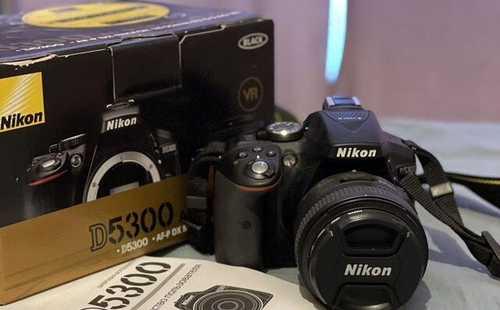Зеркальный фотоаппарат Nikon d5300 AF-S 50mm 1:1.8
