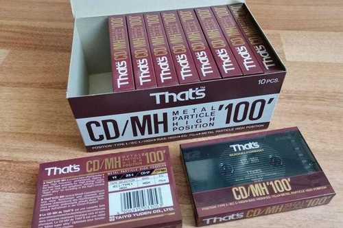That's CD/MH 100 1990 гблок аудиокассет новых